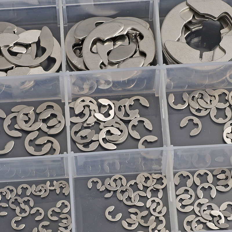 304不銹鋼開口擋圈卡簧套裝M1.2-M15 E型卡簧 e型卡扣 卡環 GB896 | 協貿國際日用品生活9館 | 樂天市場Rakuten