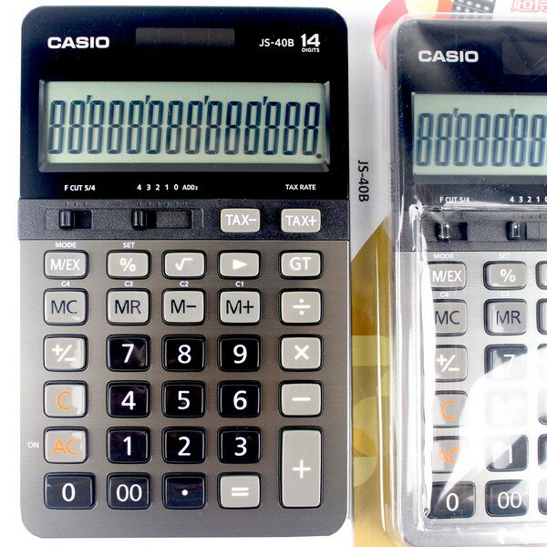 CASIO 卡西歐 JS-40B 商用計算機-高品質14位數中長型/一台入(促1600)-(原JS-40TS)全新有保固【領券滿額再折千11/30止】 | 旻泉精品批發網直營店 | 樂天市場 ...