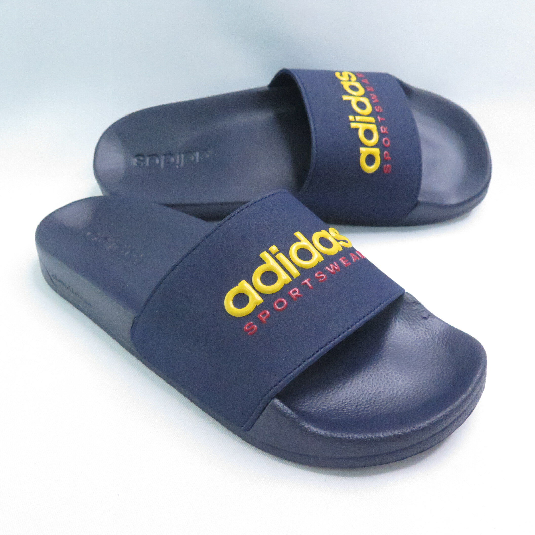 ADIDAS IE8946 ADILETTE SHOWER 男女款拖鞋 快乾拖鞋 淋浴 泳池 藍【iSport愛運動 ...