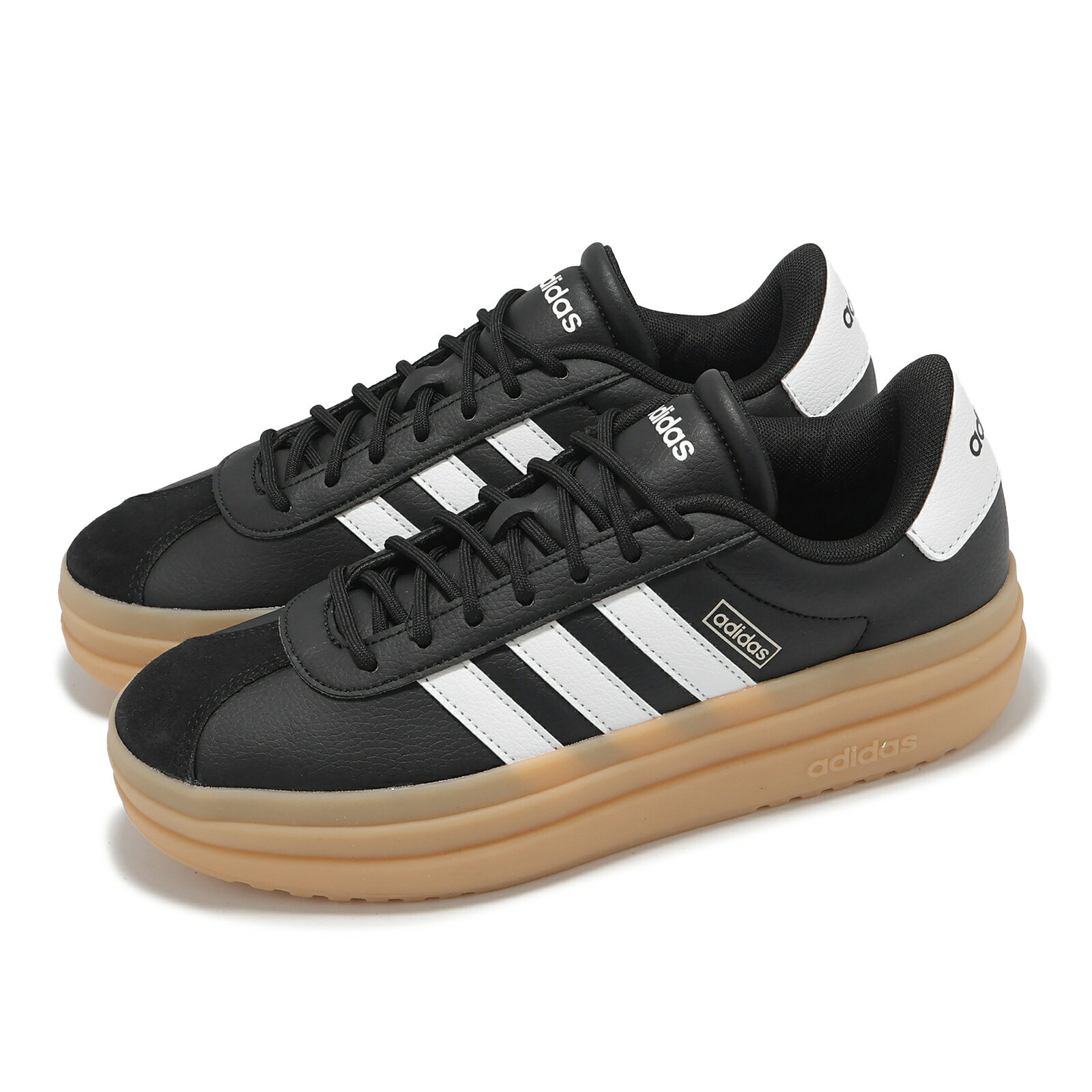 adidas 休閒鞋 VL Court Bold 女鞋 厚底 增高 黑 白 膠底 復古 愛迪達 IH3081 | ACS跨運動 | 樂天市場 ...