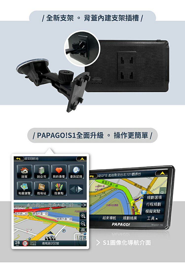 PAPAGO! WayGO! 770 7吋/智慧型導航機/導航/區間測速/測速照相/衛星導航/GPS | 伊爾資訊直營店 | 樂天市場Rakuten
