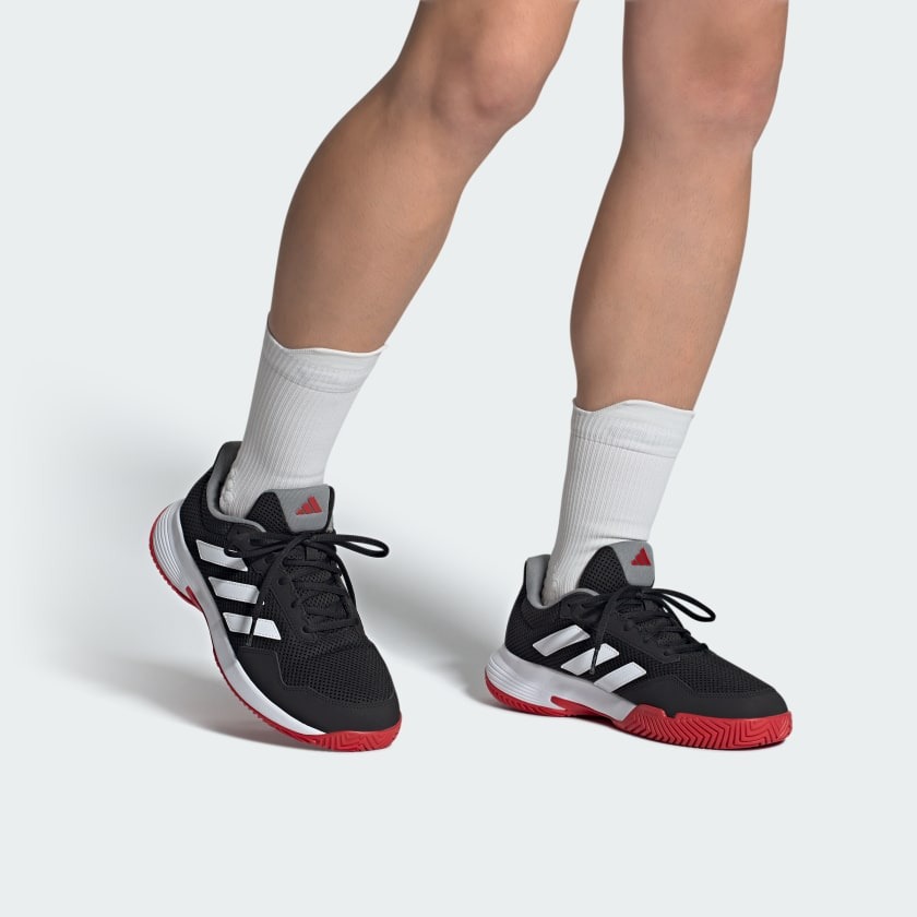ADIDAS Game Spec 2 ID2471 男女 休閒鞋 網球鞋 透氣 黑白紅 大尺碼【iSport愛運動】 | ISPORTSHOP ...