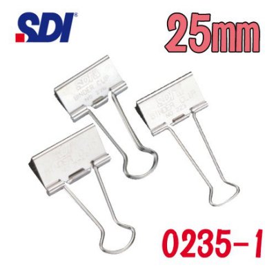 手牌 SDI 銀色長尾夾 0235T (25mm) (36支/筒) | 聯盟文具直營店 | 樂天市場Rakuten