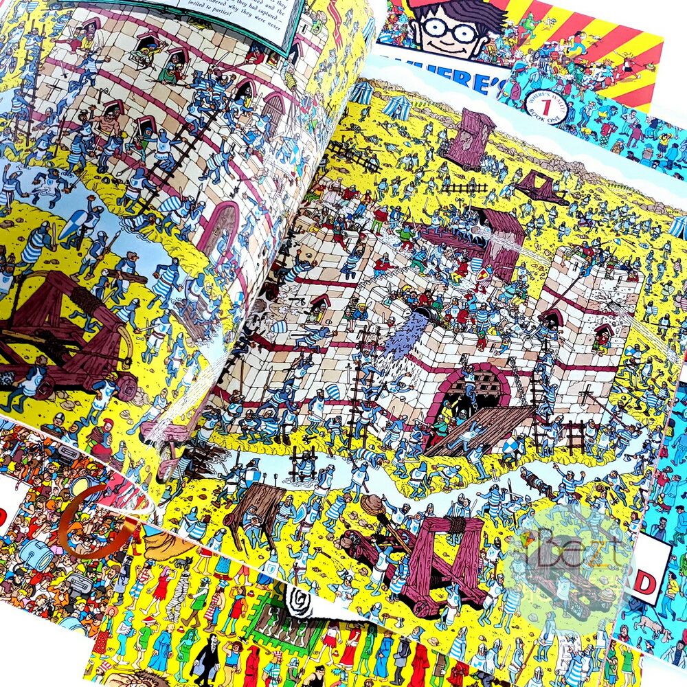 Where's Wally？6 Books Collection | 外文 | 繪本 | WALLY | 威利 | 找一找 | | 伴讀玩家 ...