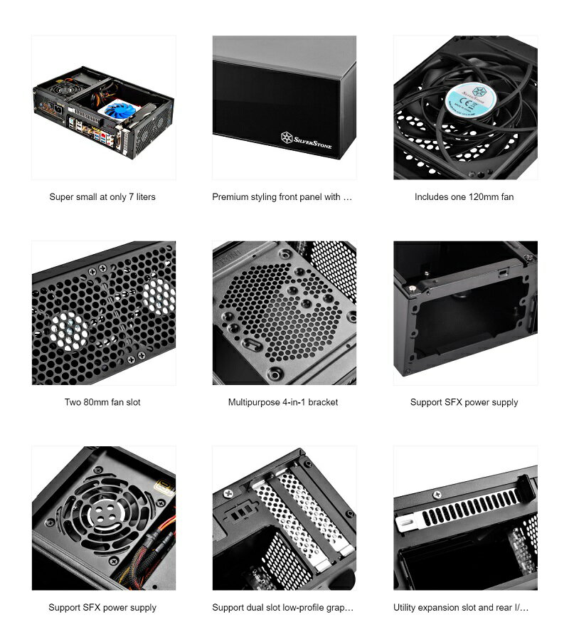 【領券最高折300】SilverStone 銀欣 ML09 電腦機殼/SST-ML09B | 米特3C數位 | 樂天市場Rakuten