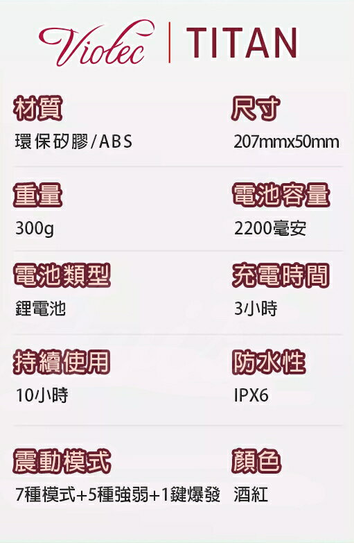 Viotec Titan AV震動按摩棒 | 玩達人MasterToy直營店 | 樂天市場Rakuten
