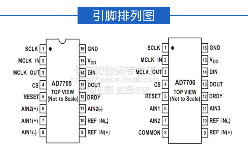 AD7705 雙路16位ADC數據采集模塊 輸入增益可編程 SPI接口 TM7705 | 協貿國際日用品生活11館 | 樂天市場Rakuten