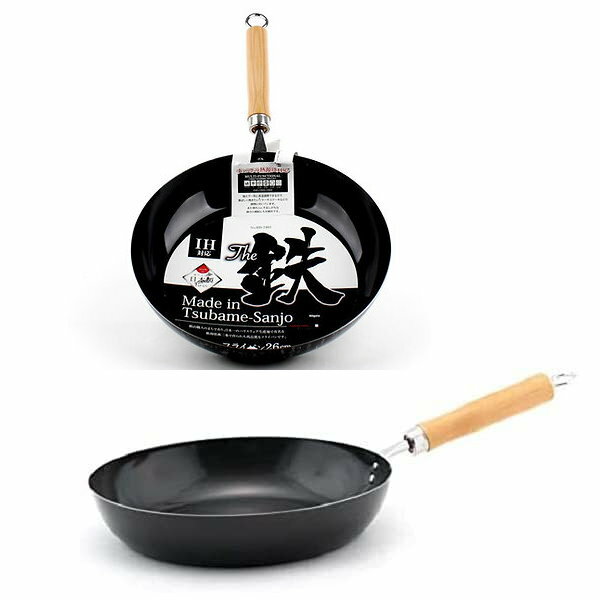 asdfkitty*日本製 pearl 鐵製平底鍋/鐵鍋-26公分-電磁爐.瓦斯爐.IH爐都可用-煎炒炸-正版商品 | asdfkitty可愛家精品店直營店 | 樂天市場Rakuten