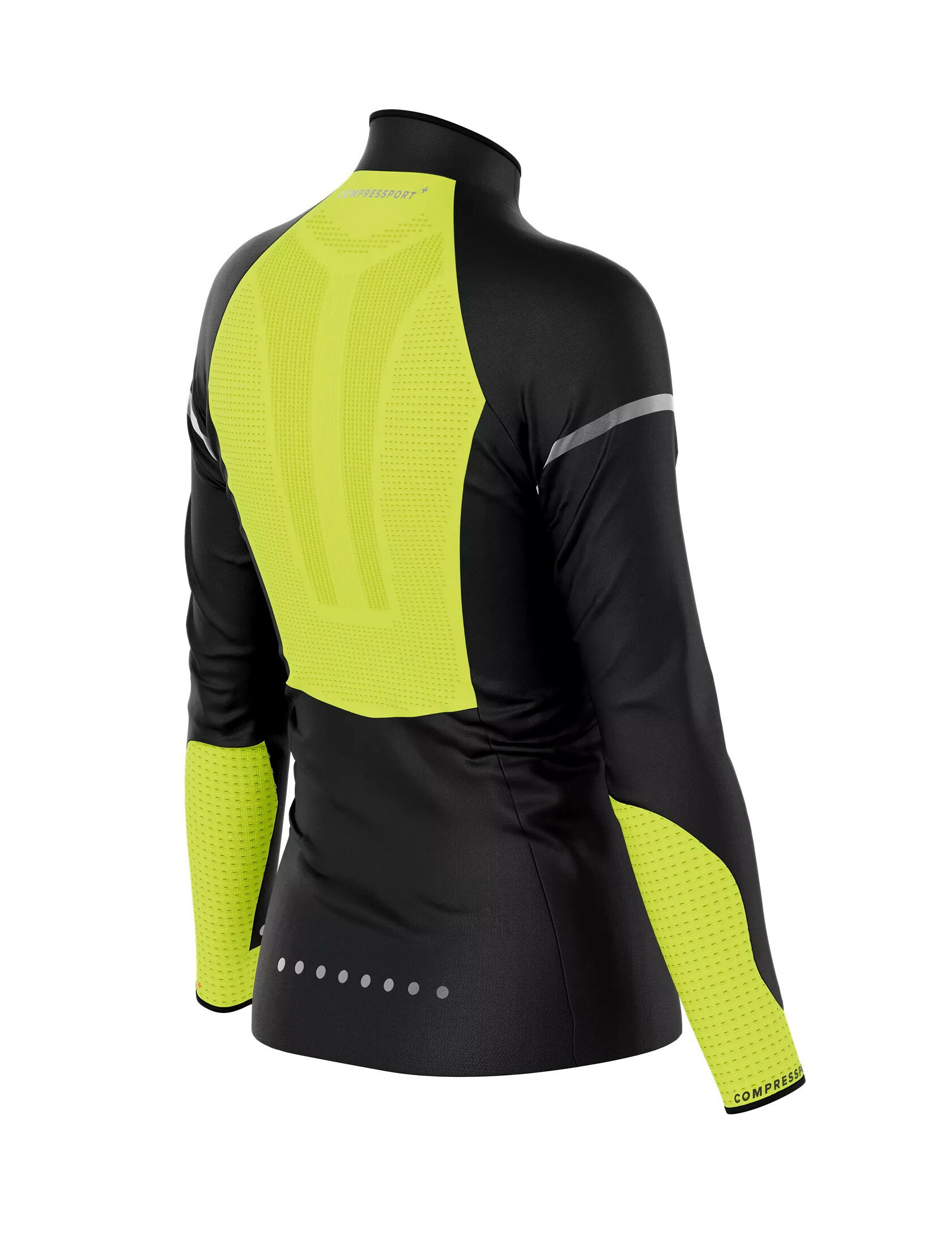 《Compressport 瑞士》Hurricane Windproof Jacket Flash M/W 透氣防風外套 2.0 閃光黑螢光黃(男/女) | 享趣戶外 | 樂天市場Rakuten