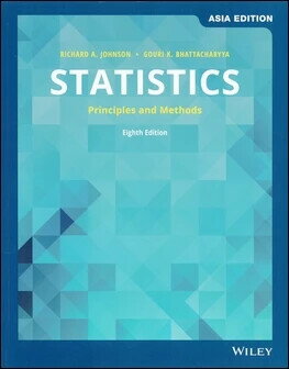Statistics: Principles and Methods 8/e Johnson 2019 John Wiley | 華通書坊 ...