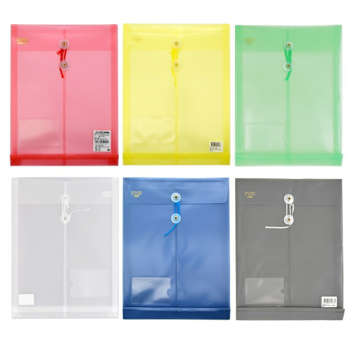 HFPWP 超聯捷 GF118-N-10 壓花透明文件袋 (A4) (直式) (附繩) (加名片袋) (10個入) | 聯盟文具直營店 | 樂天市場Rakuten