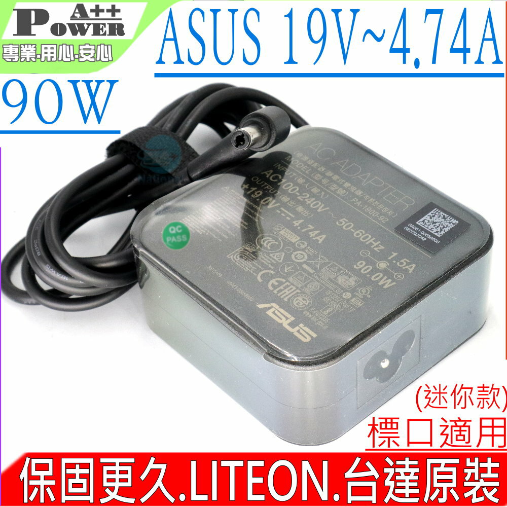 ASUS 19V 4.74A 90W (迷你款) R505 R405 R506 R507 R406 R407 R408 S301 S301A ...