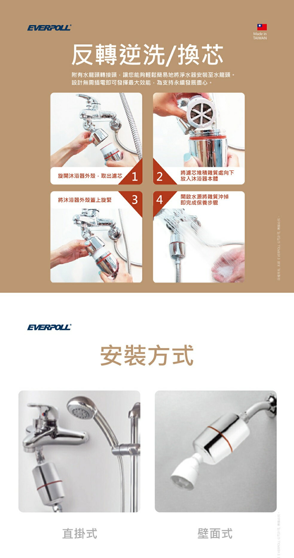 【EVERPOLL】SPA沐浴器(MK-809) ★ 小資女必備 ★ 給您嬰兒般柔嫩肌膚 | 源泉淨水健康生活館直營店 | 樂天市場Rakuten