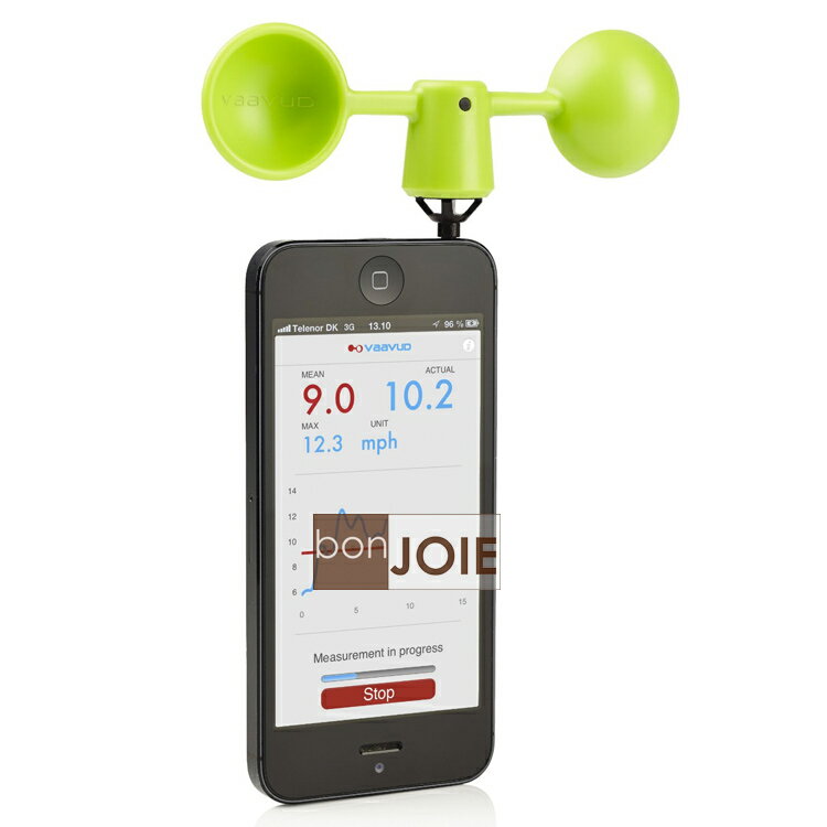 ::bonJOIE:: 美國進口 VAAVUD WIND METER 智慧型 風速測量儀 (盒裝) 雷神之槌 風力計 風速計 風力測量器 支援 iOS / Android (三色可選 ...