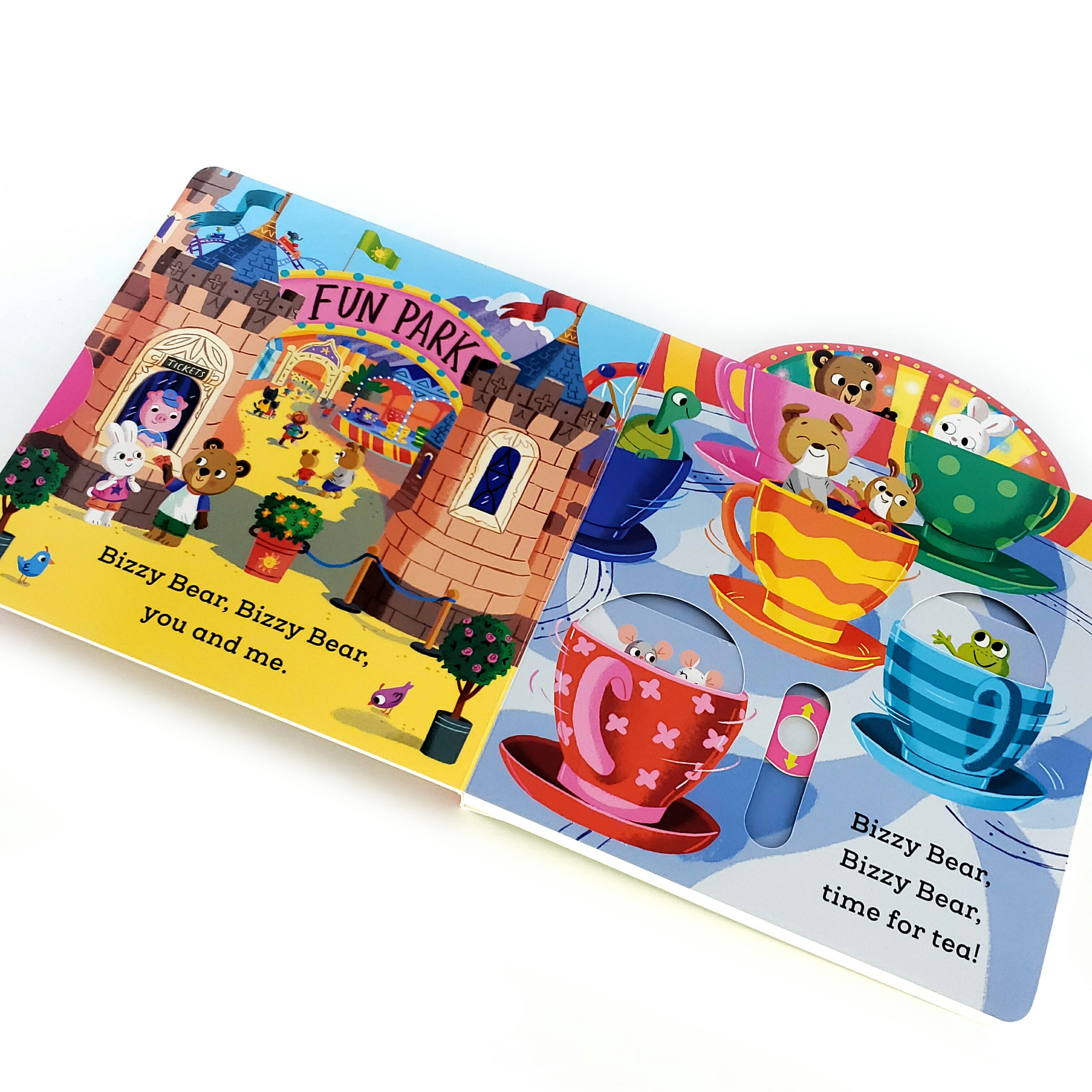 Fun Park | Bizzy Bear | 外文 | 推拉轉 | 忙碌的小熊 | QR CODE有聲版 | 洞洞 | 硬頁 | Nosy ...
