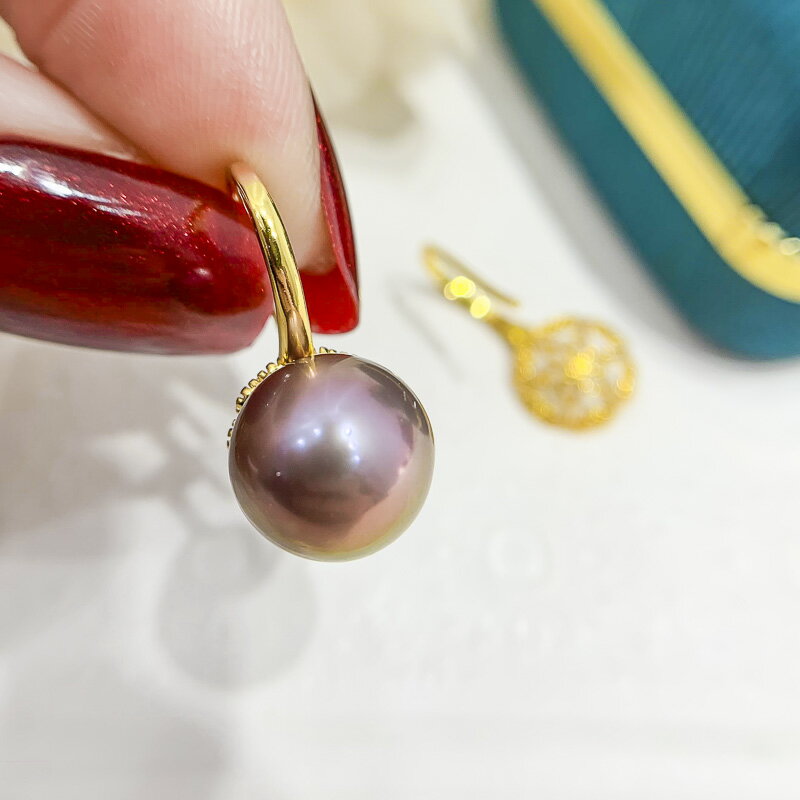 DIY珍珠配件 S925純銀耳釘空托 蕾絲款銀飾耳環托女 配9-12mm圓珠 | 協貿國際日用品生活12館 | 樂天市場Rakuten