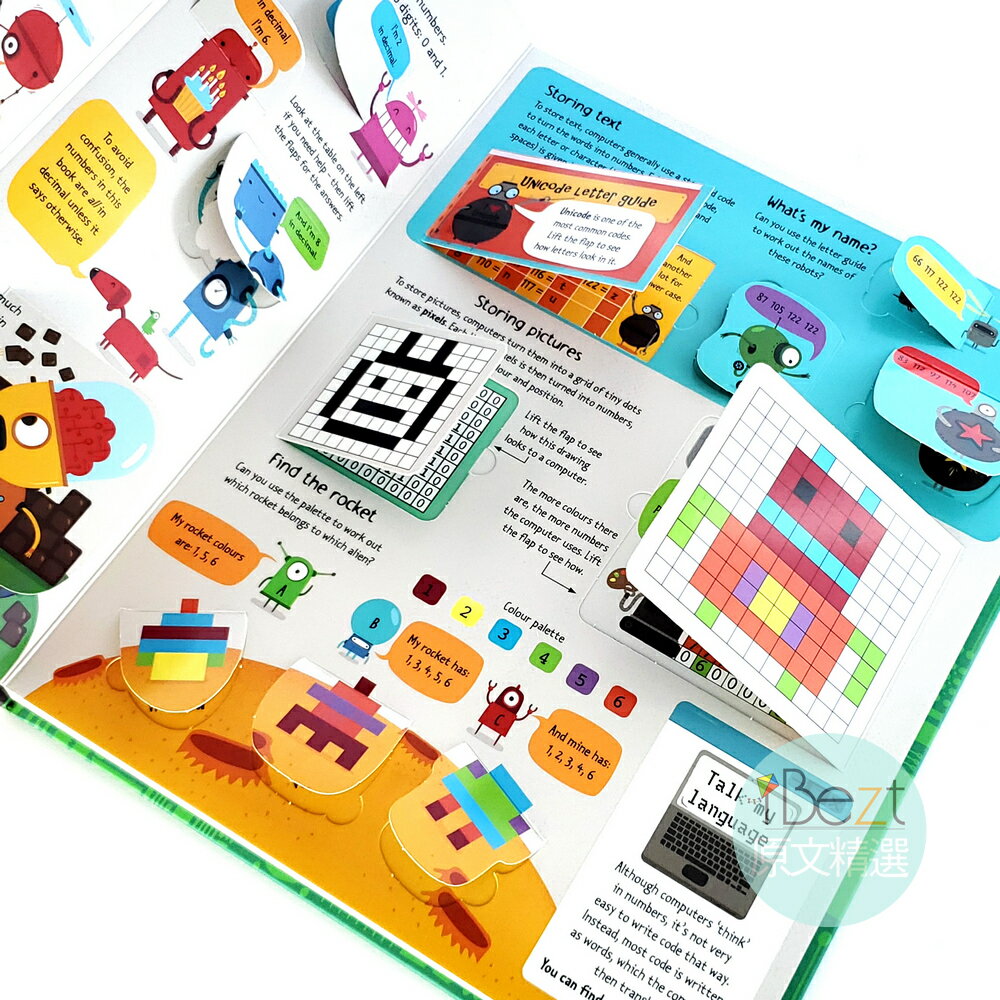 Usborne Lift-the-Flap Computers and Coding | 外文 | 繪本 | 電腦 | 晶片 | 翻翻 | 硬 ...