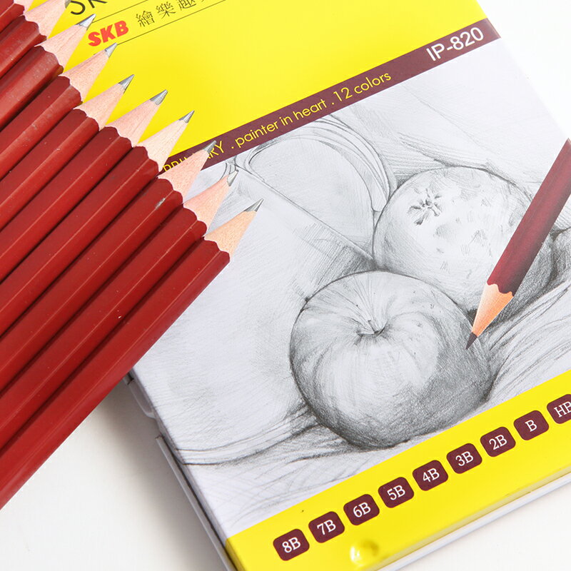SKB 繪樂趣素描繪圖鉛筆 12色 IP-820 /一盒入(定120) 製圖鉛筆 素描鉛筆 素描筆 繪畫筆 畫筆 鐵盒鉛筆 鉛筆組 FT0262【領券滿額再折千10/31止】 | 旻泉精品批發 ...