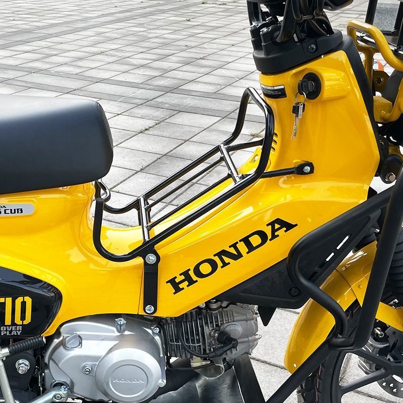 適用本田CROSS CUB 110幼獸護杠保險杠CC110中貨架菜籃邊包改裝件 | 寓偉 | 樂天市場Rakuten