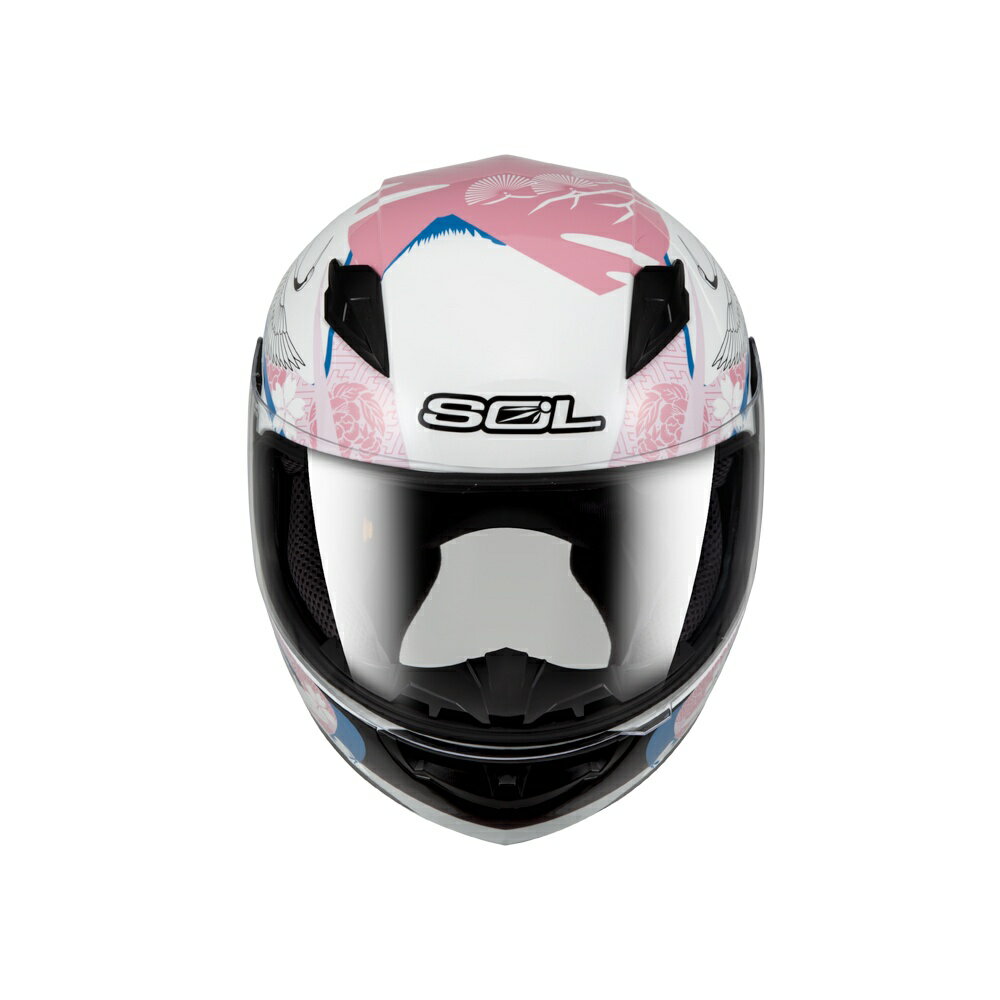 【SOL Helmets】SF-2全罩式安全帽 (浮世繪_白/粉) ｜ SOL安全帽官方商城 | SOL Helmets | 樂天市場Rakuten