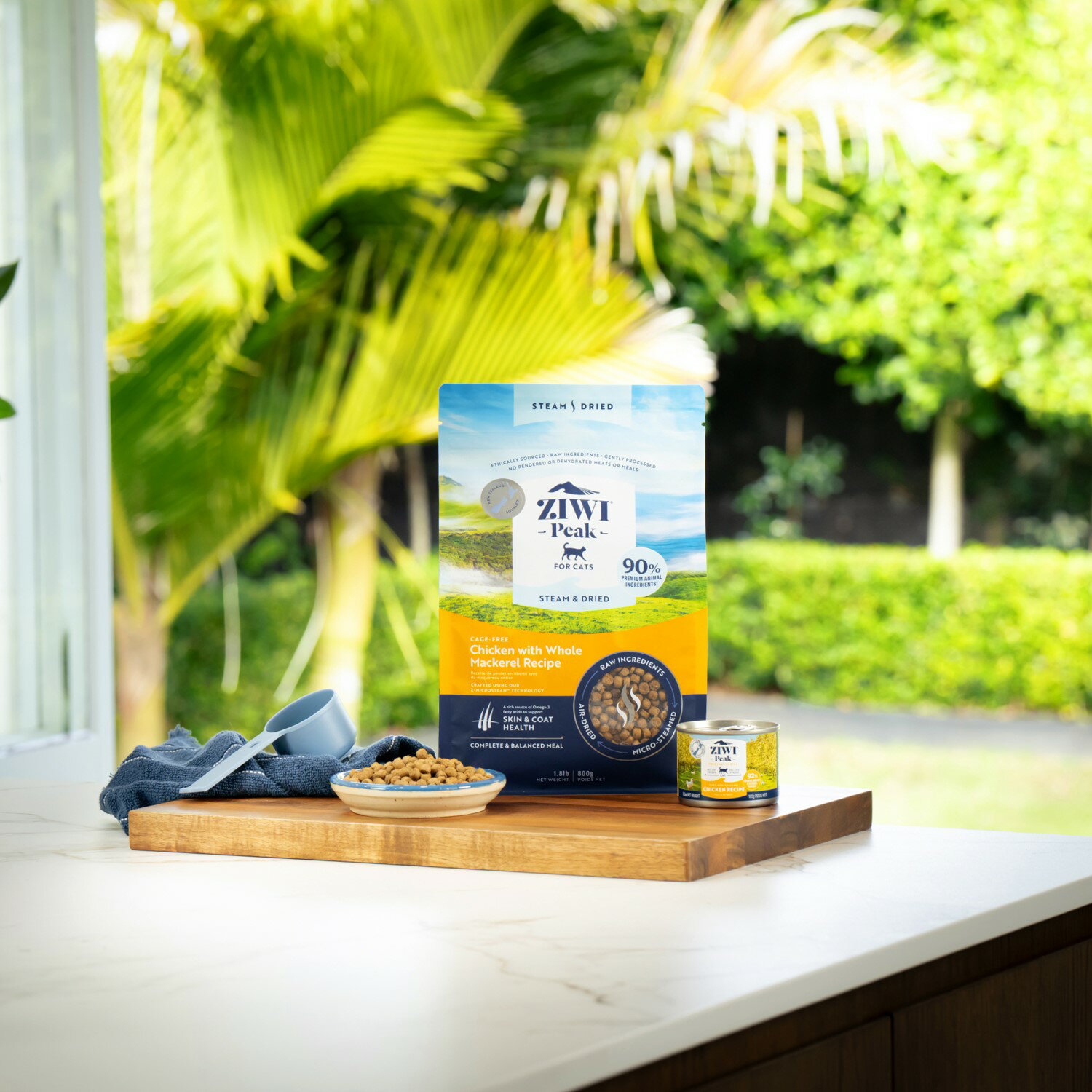 【SofyDOG】ZIWI巔峰 微蒸鮮肉貓糧 雞肉鯖魚 2.2kg 貓飼料 全齡貓 乾式熟成 高含肉量 低碳水 | SofyDOG直營店 | 樂天市場Rakuten