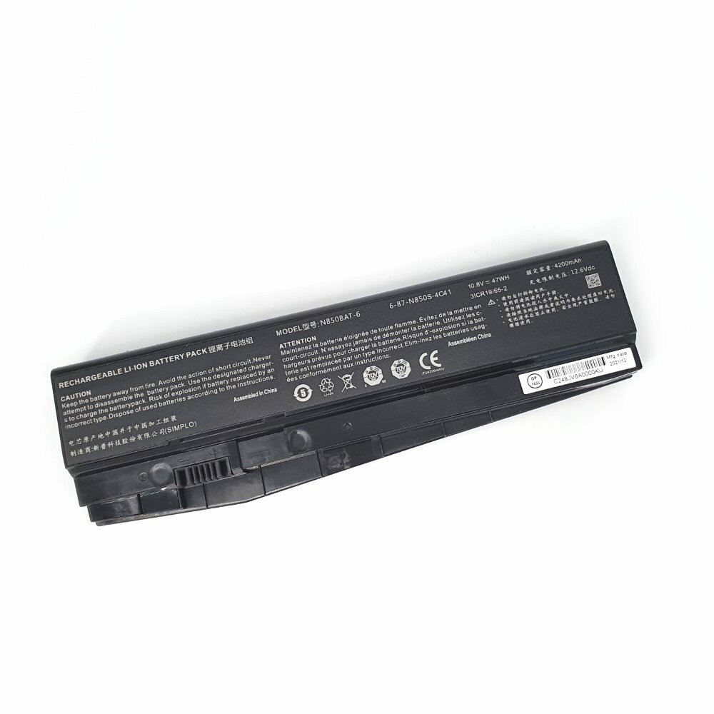 藍天 CLEVO N850BAT-6 47Wh 電池 技嘉 Sabre 15 15W 15-G8 15-K8 15-W8 Sabre 17 ...