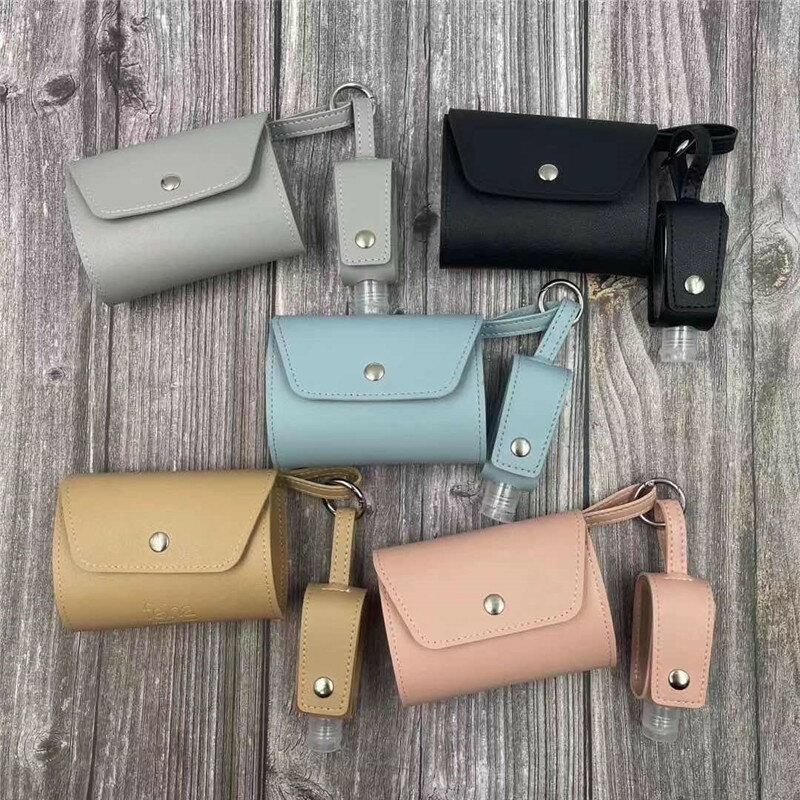 FB3292 可折疊PU口罩收納夾+洗手液皮套套裝 | 寶貝小站時尚百貨生活館 | 樂天市場Rakuten