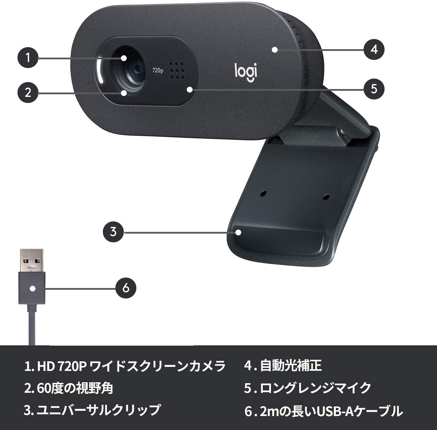 【日本代購】Logitech 羅技 攝像頭 攝影機 C505 | 及時雨百貨商城直營店 | 樂天市場Rakuten