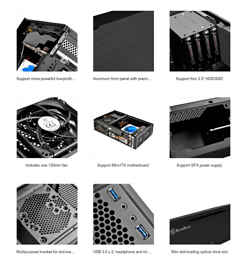 【享最高折300】SilverStone 銀欣 ML06-E 電腦機殼/黑/SST-ML06B-E | 米特3C數位 | 樂天市場Rakuten