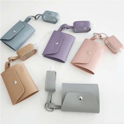 FB3292 可折疊PU口罩收納夾+洗手液皮套套裝 | 寶貝小站時尚百貨生活館 | 樂天市場Rakuten