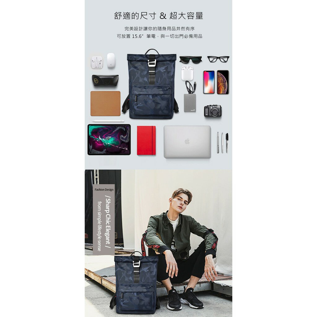 WiWU Vigor Backpack威戈筆電雙肩包 軍用休閒商務 背包 | NOAHSHOP | 樂天市場Rakuten