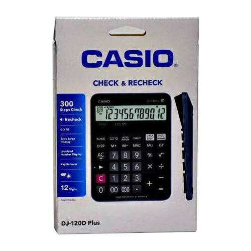 CASIO DJ-120D PLUS 桌上型商用計算機 (12位數) | 聯盟文具直營店 | 樂天市場Rakuten