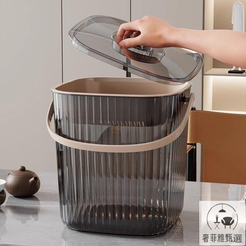 茶具 茶盤 附發票 透明茶桶茶渣家用新款干濕廢水桶分離二合一儲水排水管茶臺垃圾桶 PDD-175快速出貨 公司貨 | 奢菲雅 | 樂天市場Rakuten
