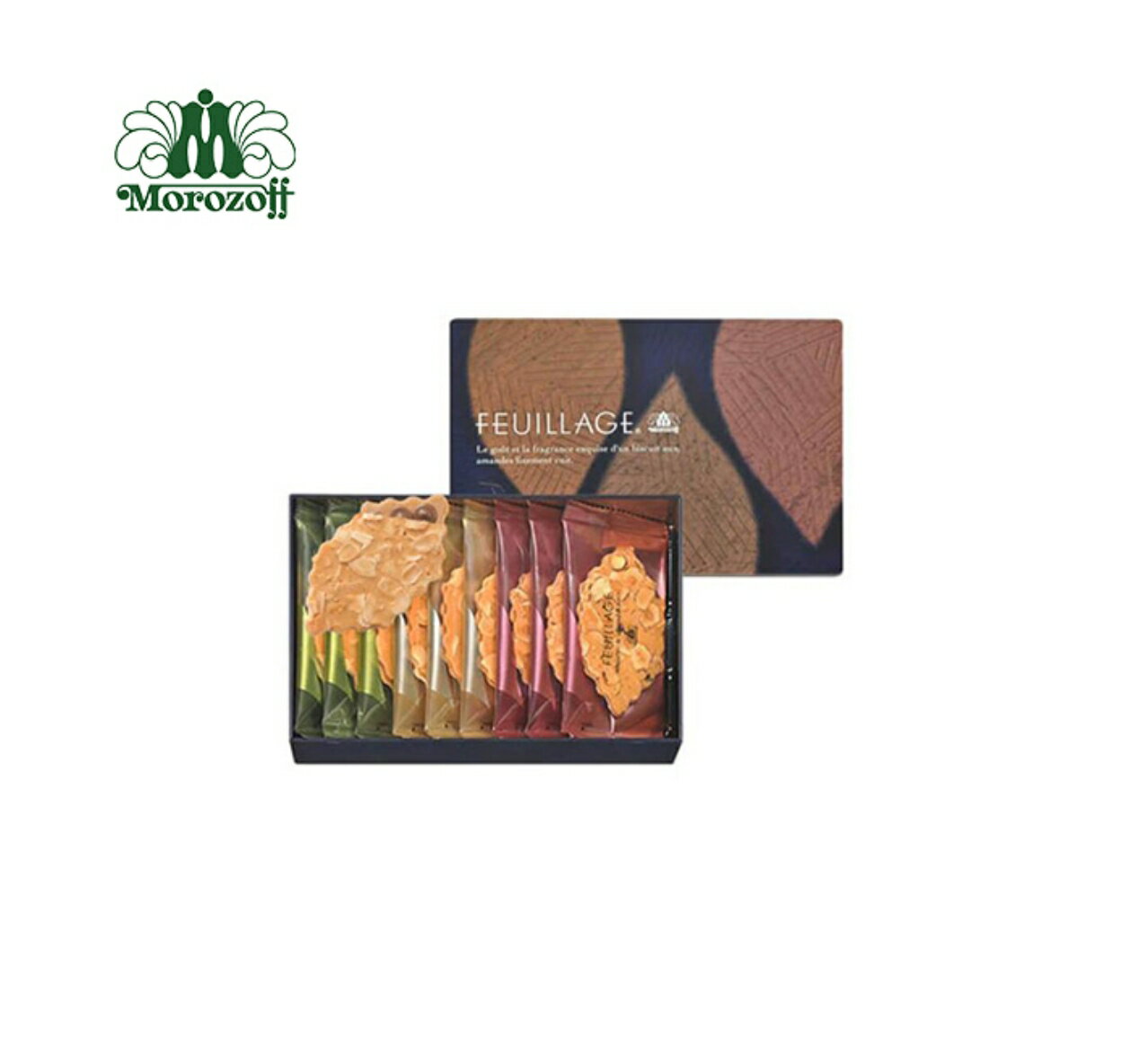 【預購】銀座 morozoff 法雅吉® 系列 葉子餅乾 杏仁片 榛子巧克力 堅果脆片 禮盒 有提袋 | 舔手指日本小舖 | 樂天市場Rakuten