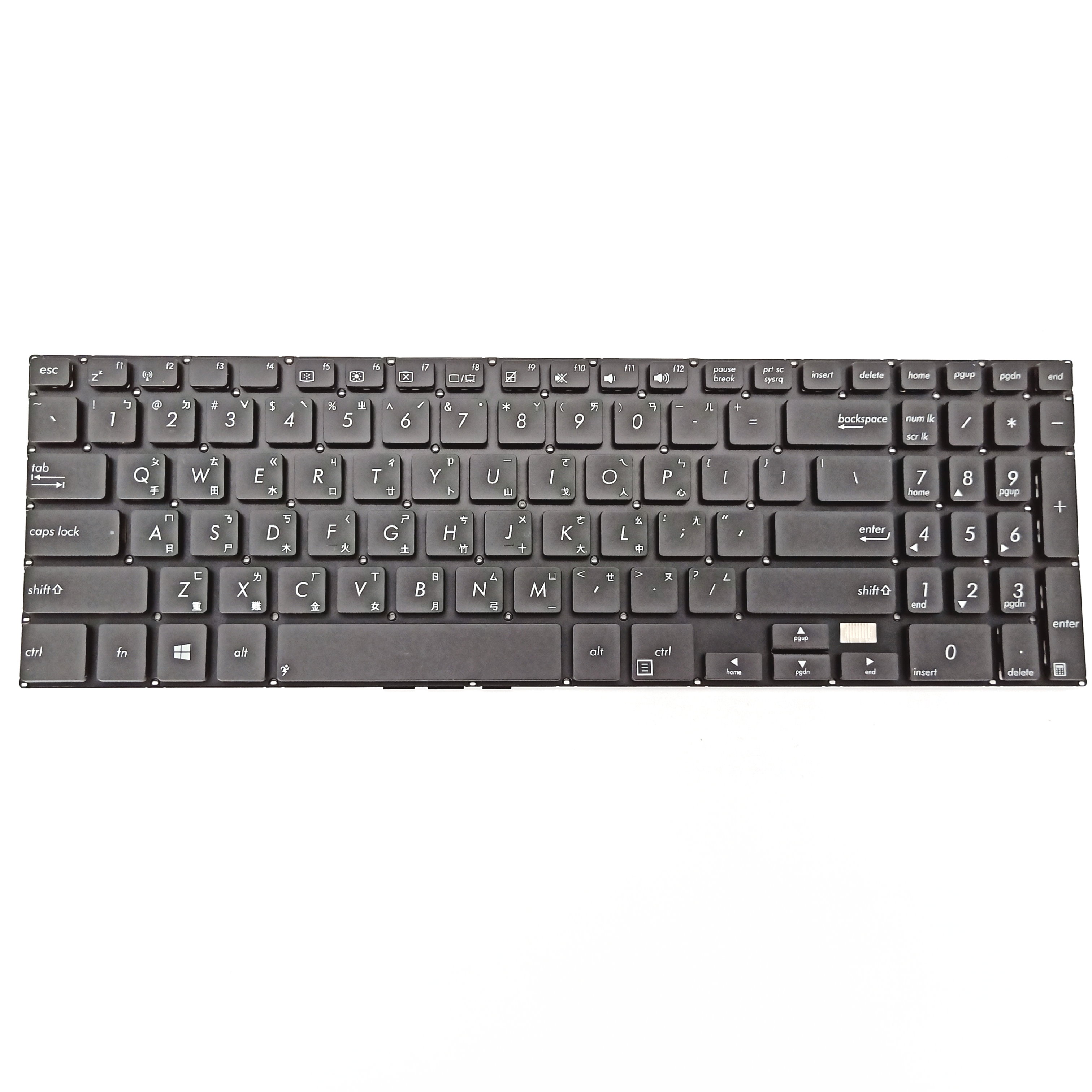 華碩 ASUS PU500 黑色 繁體中文 商用 鍵盤 Essential P500 P500C P500CA PU500CA PU550 ...