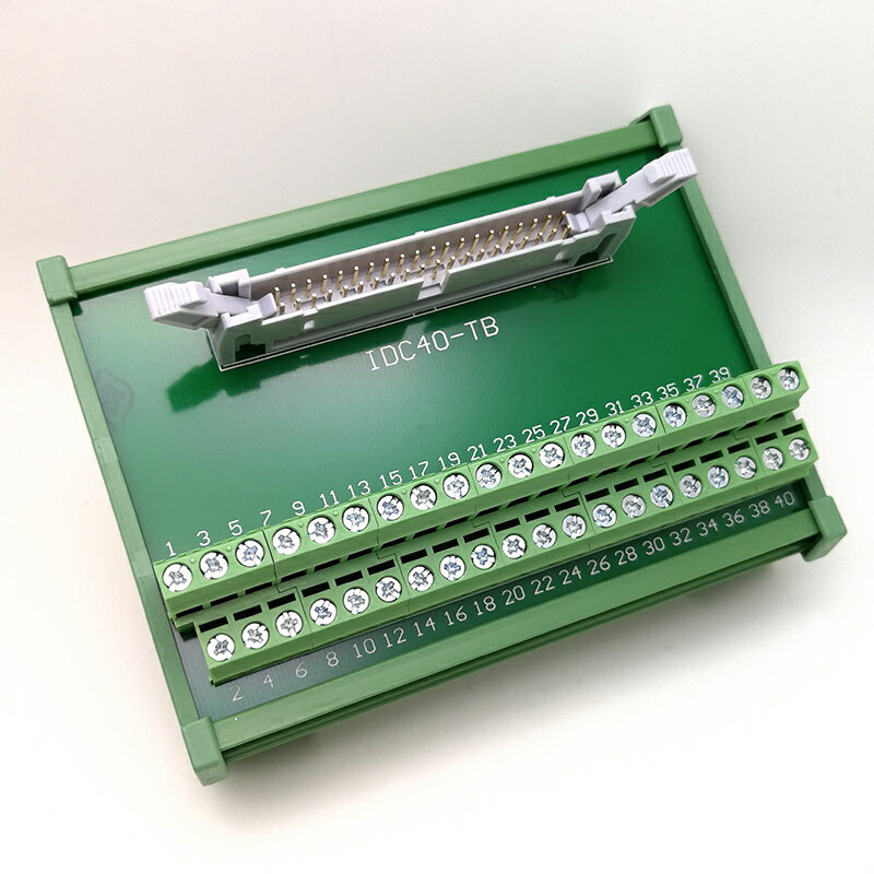 IDC40-TB PLC中繼端子臺轉接板 導軌安裝 牛角插座 線纜另配 | 協貿國際日用品生活12館 | 樂天市場Rakuten