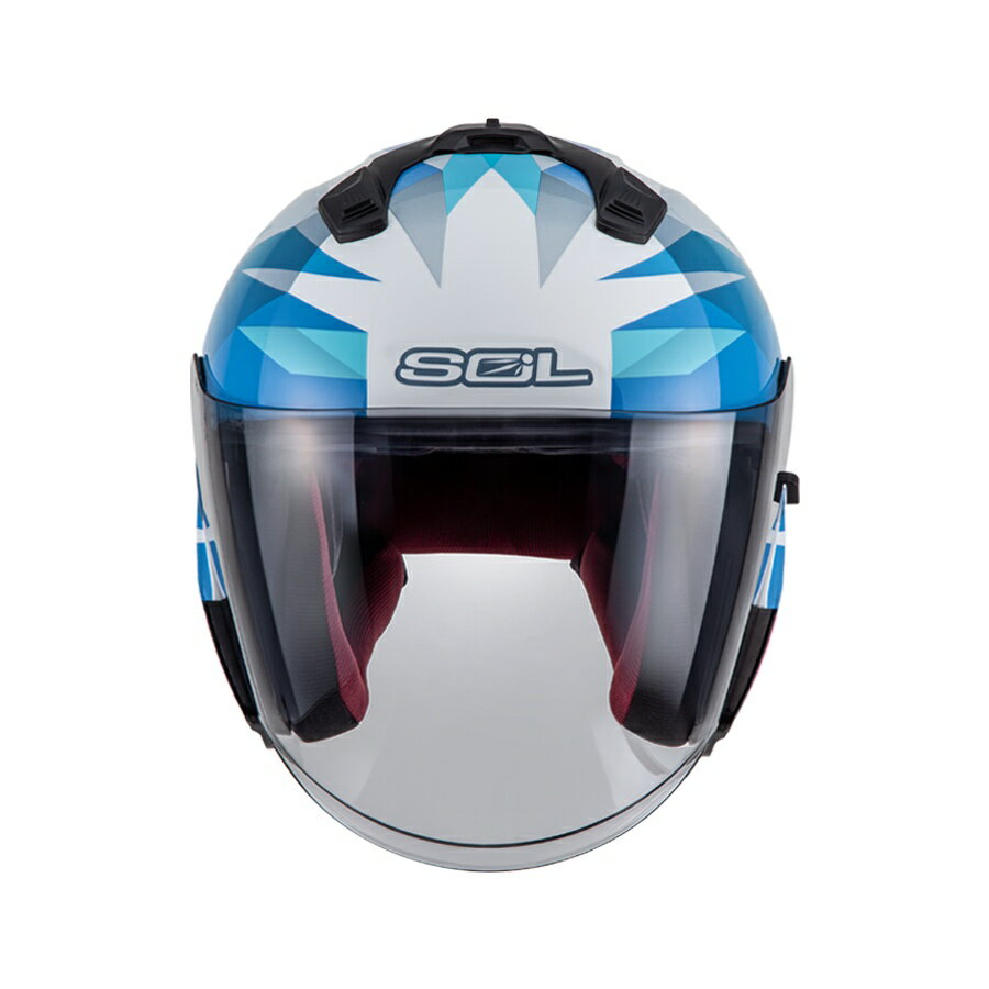 【SOL Helmets】SO-XP開放式安全帽 (獨角獸_白/藍) ｜ SOL安全帽官方商城 | SOL Helmets | 樂天市場Rakuten