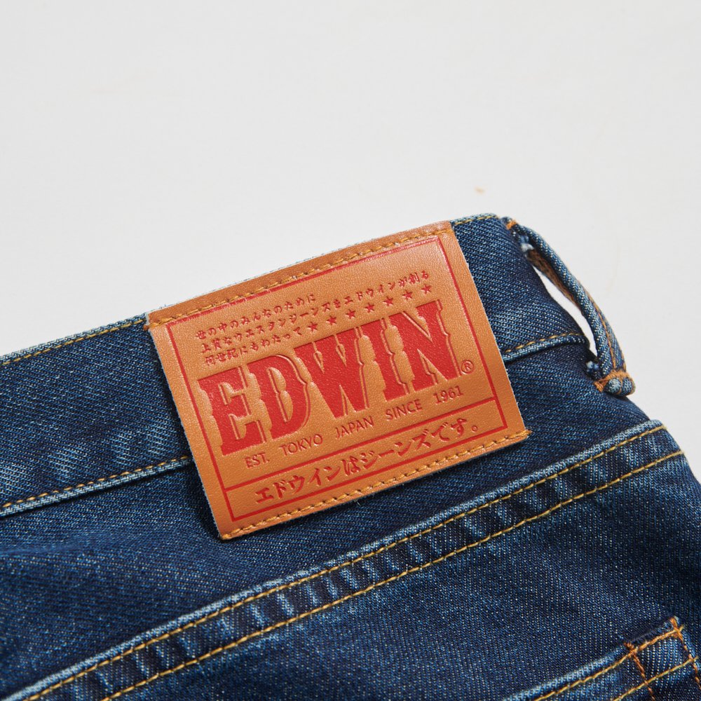 EDWIN 男款 加大碼 RED LABEL 365 溫控丹寧窄管直筒牛仔褲 (原藍磨) | EDWIN官方旗艦店直營店 | 樂天市場Rakuten