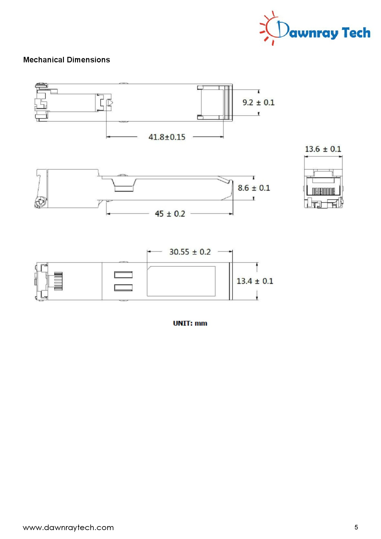 【曙曜】Juniper Networks 瞻博 JNP-SFPP-10GE-T 相容 銅纜模組 光轉電 RJ45模組 mini-GBIC ...