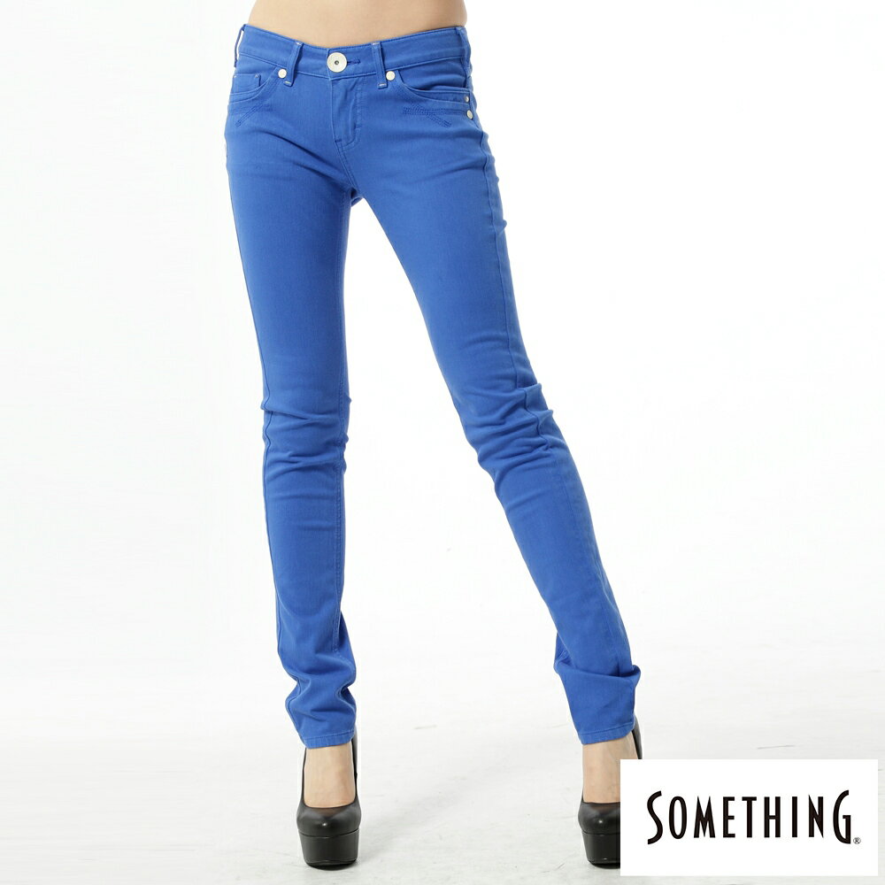 SOMETHING LADIVA舒適直筒色褲-女款 寶石藍 | EDWIN官方旗艦店直營店 | 樂天市場Rakuten