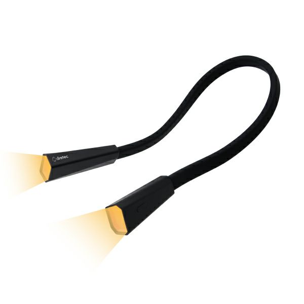 日本代購 dretec LED頸掛燈 FL-145BK USB充電式 調光調色 可調角度 掛脖燈 閱讀燈 露營 散步 | 配件王日本精品直營店 | 樂天市場Rakuten