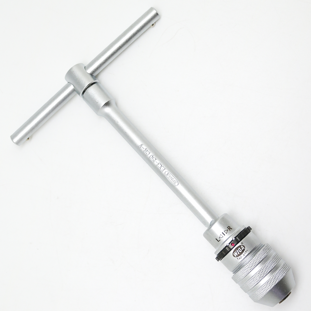WIGA 威力鋼 TAP-614L 棘輪式T型絲攻扳手[附接桿] [M6~M14(1/4"~1/2")] | 威力鋼工具旗艦店直營店 | 樂天市場Rakuten