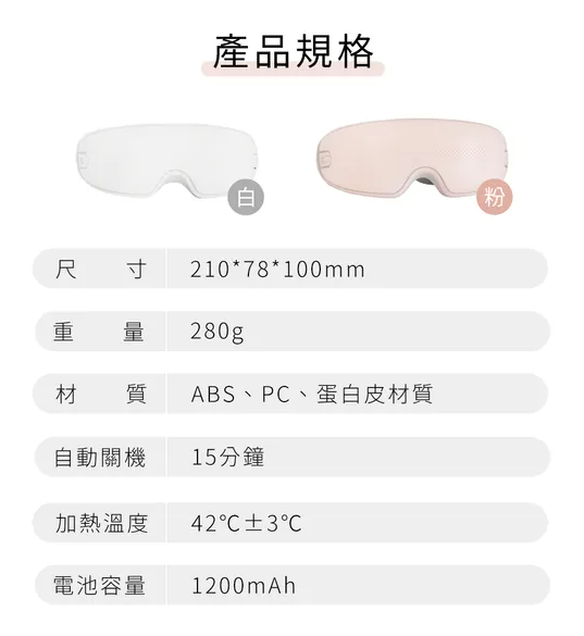 【3ZeBra 三隻斑馬】雙層氣壓按摩眼罩 | JC科技 官方旗艦店直營店 | 樂天市場Rakuten