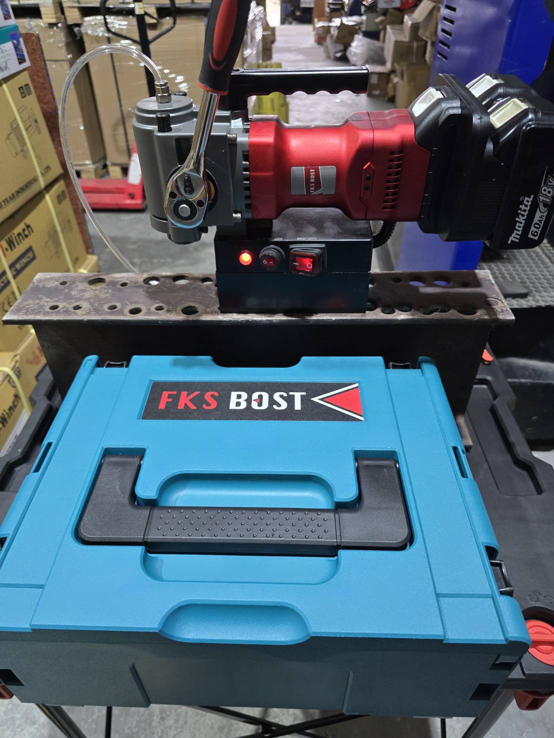 WIN五金 FKS BOST FKS-1835 36V臥式磁性鑽台 磁性鑽孔機 鑽孔機 鋼構鑽台 開孔機 鑽台 | Win五金 | 樂天市場 ...