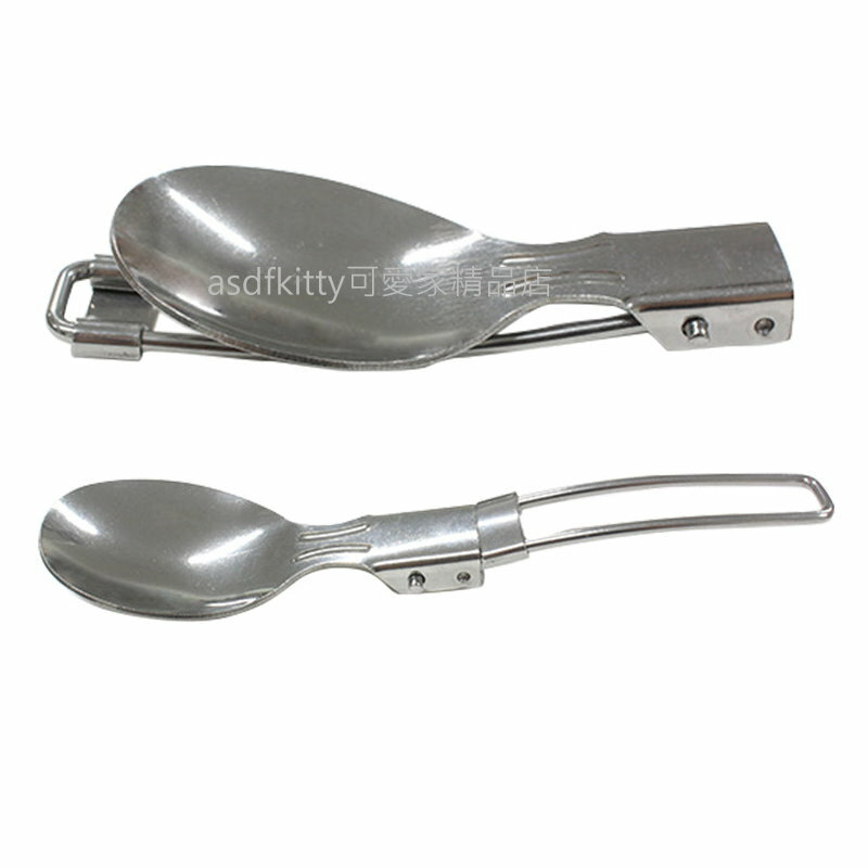 asdfkitty*日本 ECHO 不鏽鋼折疊湯匙-露營.野餐.外出攜帶方便-日本正版商品 | asdfkitty可愛家精品店直營店 | 樂天市場Rakuten