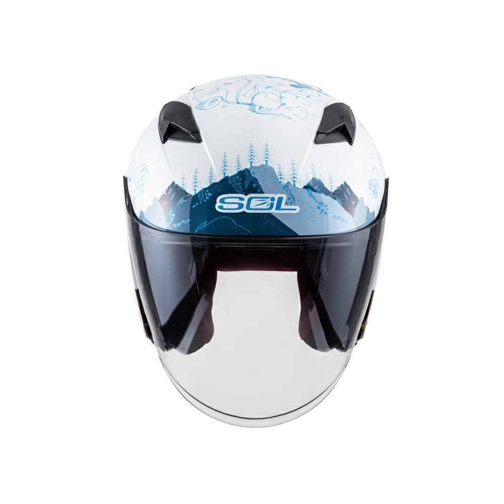 【SOL Helmets】SO-7E開放式安全帽 (探險者_白/藍) ｜ SOL安全帽官方商城 | SOL Helmets | 樂天市場Rakuten