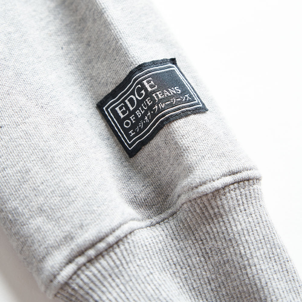 EDWIN EDGE 電光感W LOGO 寬版連帽長袖T恤-男款 麻灰色 | EDWIN官方旗艦店直營店 | 樂天市場Rakuten