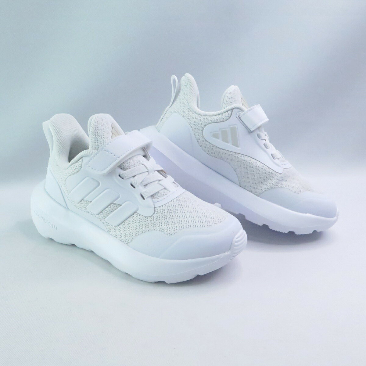 adidas IH2857 FortaRun 3.0 EL C 中童 運動鞋 慢跑鞋 魔鬼氈 白【iSport愛運動 ...