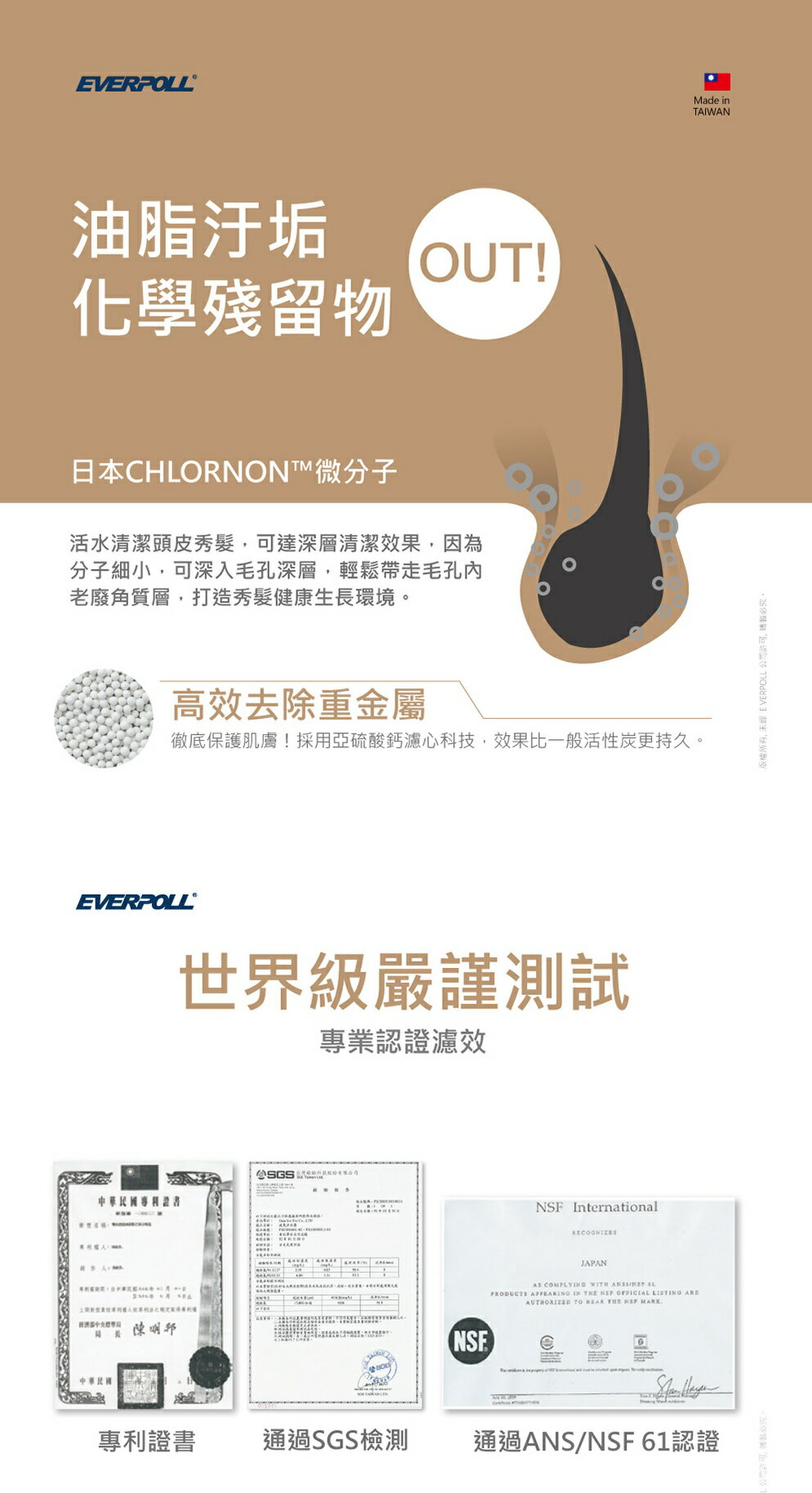 【EVERPOLL】SPA沐浴器(MK-809) ★ 小資女必備 ★ 給您嬰兒般柔嫩肌膚 | 源泉淨水健康生活館直營店 | 樂天市場Rakuten