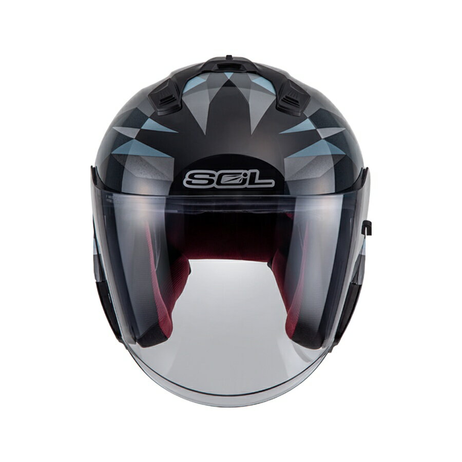 【SOL Helmets】SO-XP開放式安全帽 (獨角獸_黑/銀) ｜ SOL安全帽官方商城 | SOL Helmets | 樂天市場Rakuten